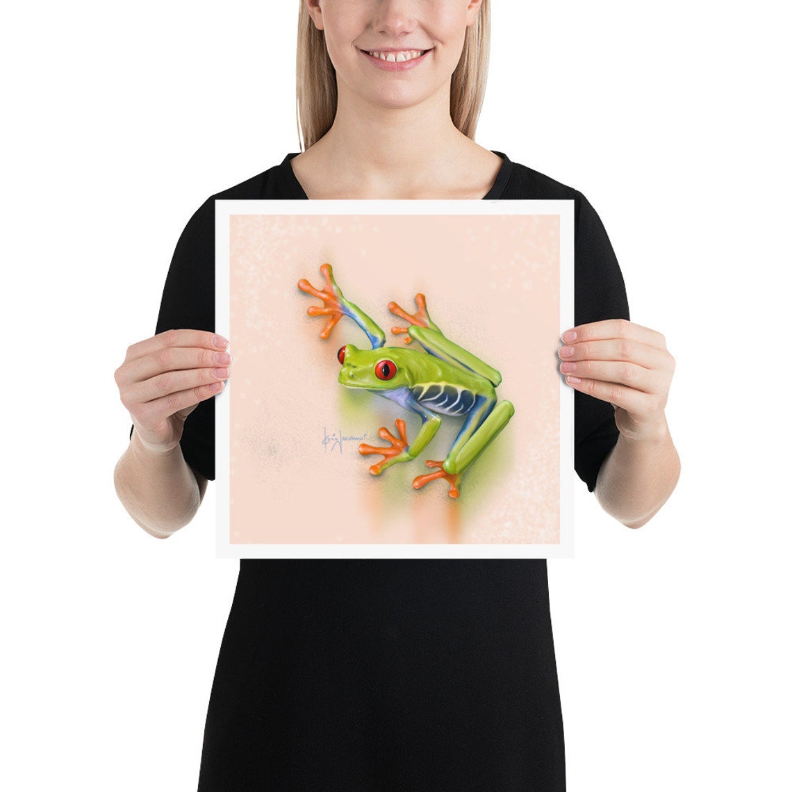 Tree Frog Print - Etsy