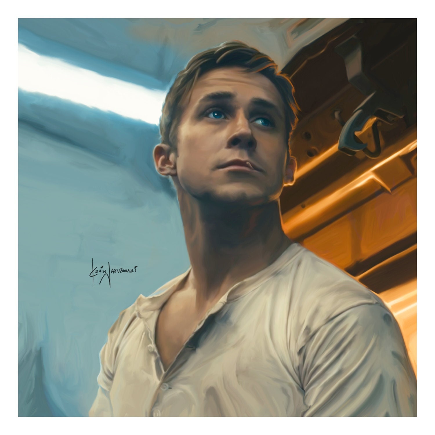 Ryan Gosling Drive Print - Etsy