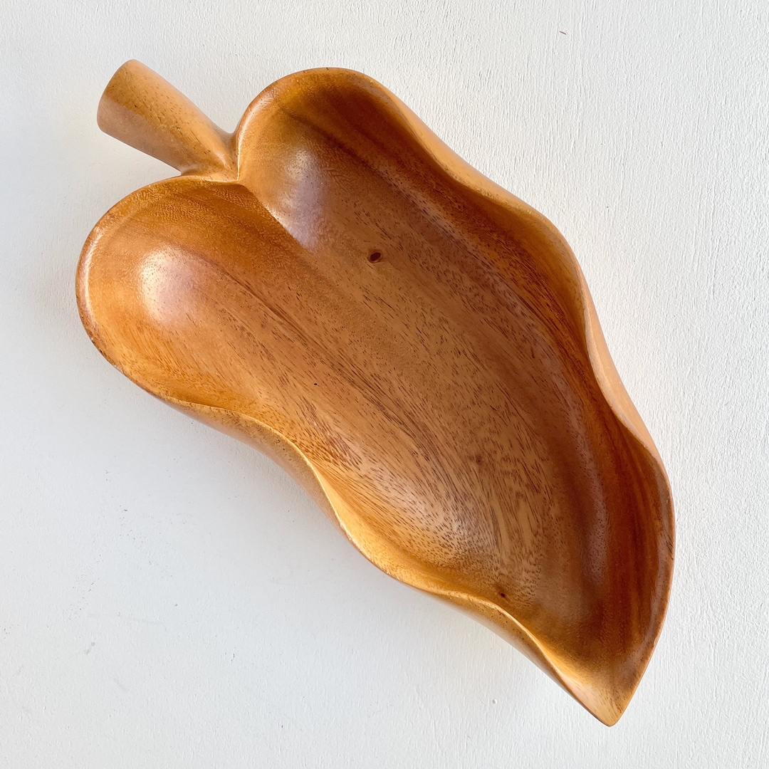 Vintage Wood Bowl - Hawaiian Monkey Pod Wood - Etsy