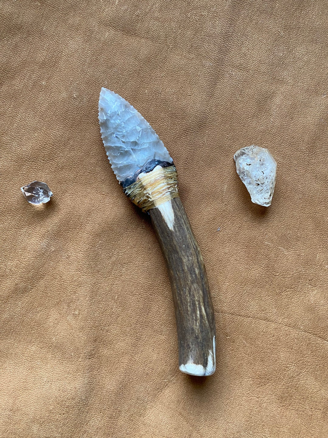 Texas Flint Knife by Chumash Artist Steven Saffold - Etsy