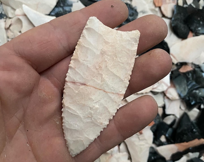 Keokuk Chert Concave Base Blade by Chumash Artist Steven Saffold - Etsy