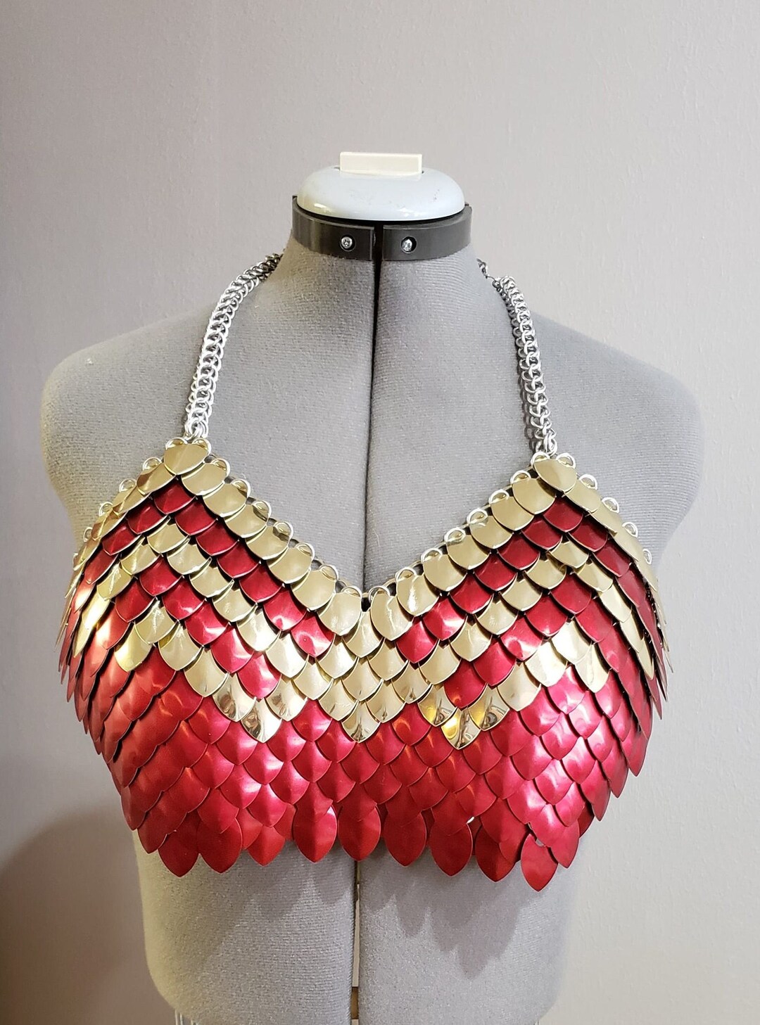 Wonder Woman Chain Mail and Scale Mail Bikini Top - Etsy