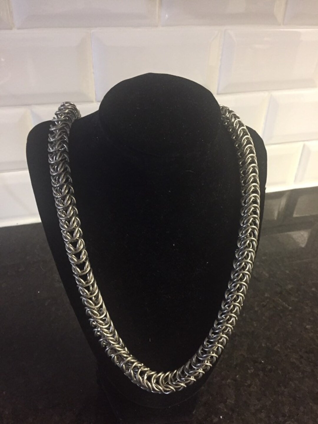 Box Chain Necklace Choose Your Metal Aluminum, or Stainless Steel ...
