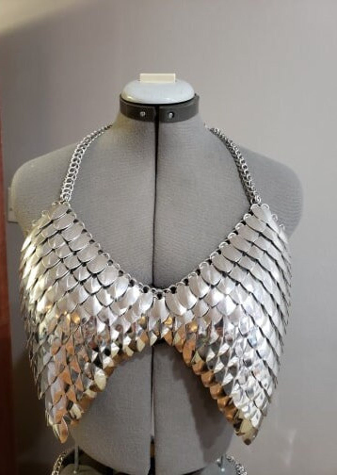 Choose a Color Color Scalemail Top Bikini Bra Chain Mail Chainmail Larp ...
