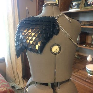 Solid Color Stand-alone Shoulder Pauldron Chain Mail Chainmail Scale ...