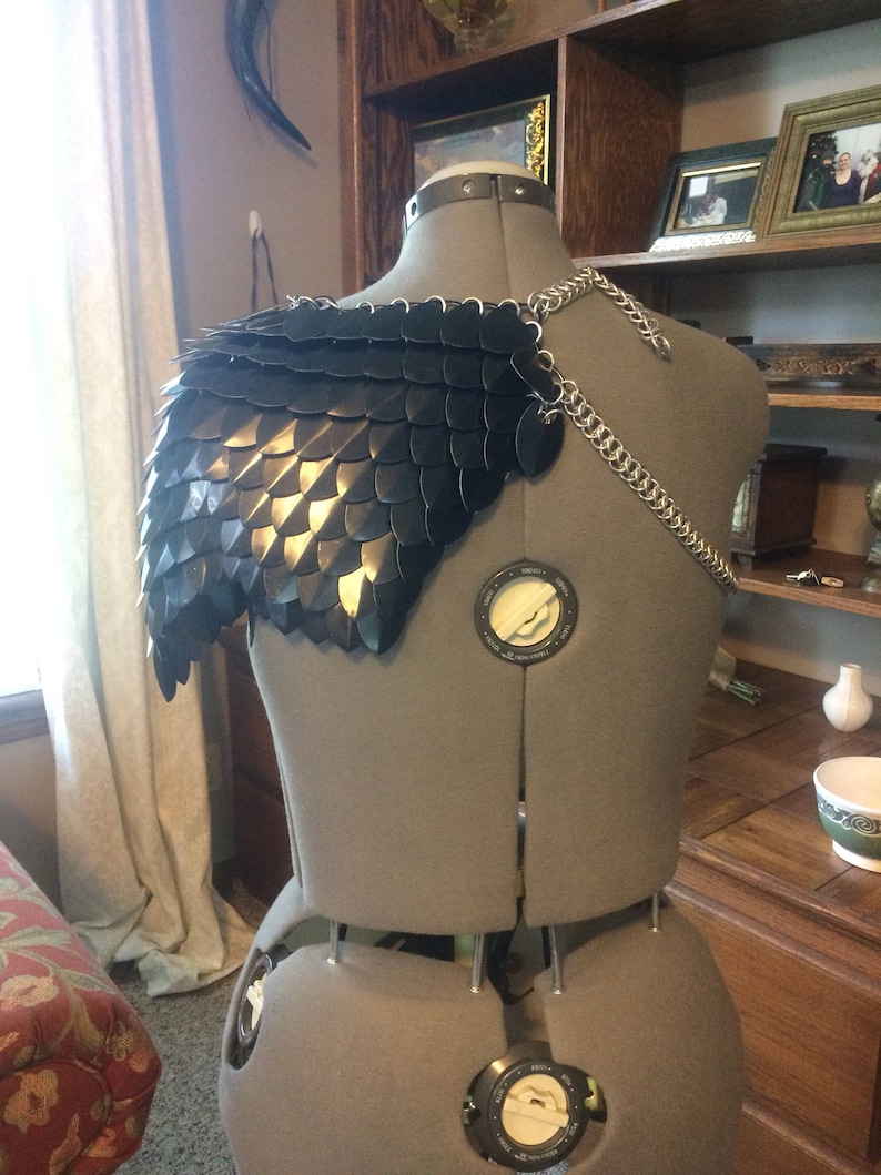 Solid Color Stand-alone Shoulder Pauldron Chain Mail Chainmail - Etsy