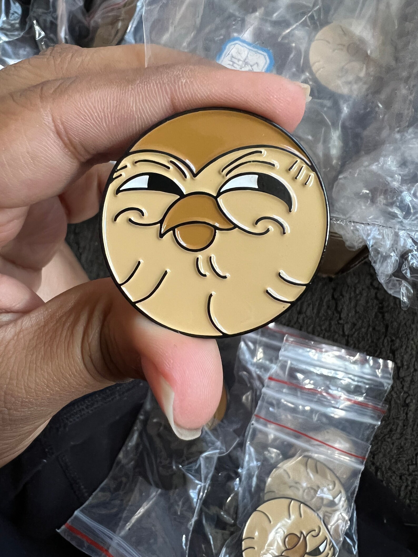 Smug Hooty Enamel Pin - Etsy