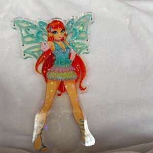 Winx Club Enchantix Acrylic Standee | Fairy | Rainbow | Stella | Flora ...