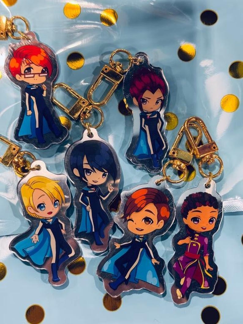 Winx Club Boys Acrylic Keychains | Specialists | Chibi | Boys | Winx - Etsy