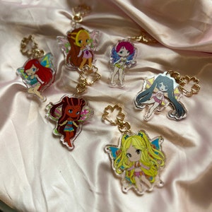 Winx Club Fairy Keychains - Etsy