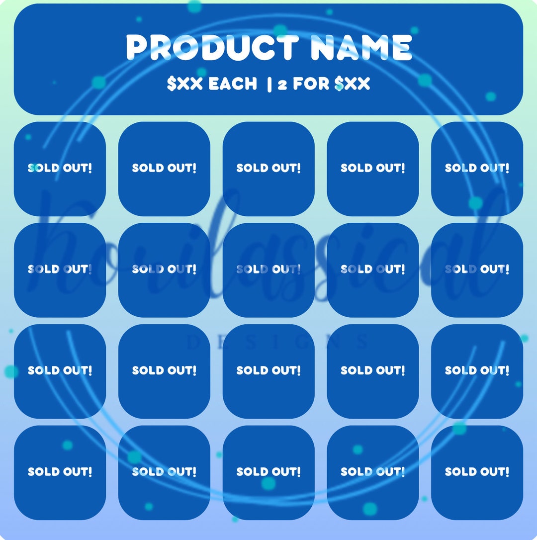 Artist Alley Starter Pack | Canva Template | Beginner Friendly | Price ...