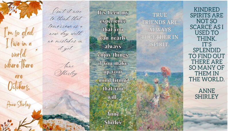 Printable Jane Austen Quote Bookmarks - Etsy