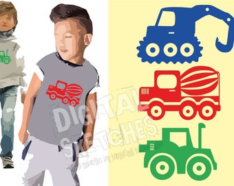 Plotterdatei bagger | Etsy