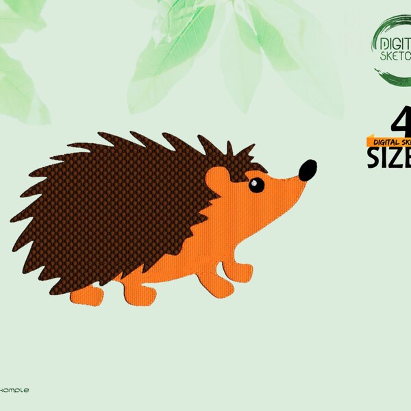 Hedgehog Embroidery - Etsy