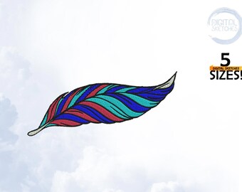Bohemian Feather Embroidery Design / Embroidery Machine / Boho - Etsy