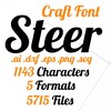 Kids Craft Font, Playgroup SVG Font, Children Handwritten Font ...