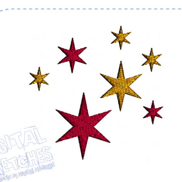 Star Embroidery - Etsy