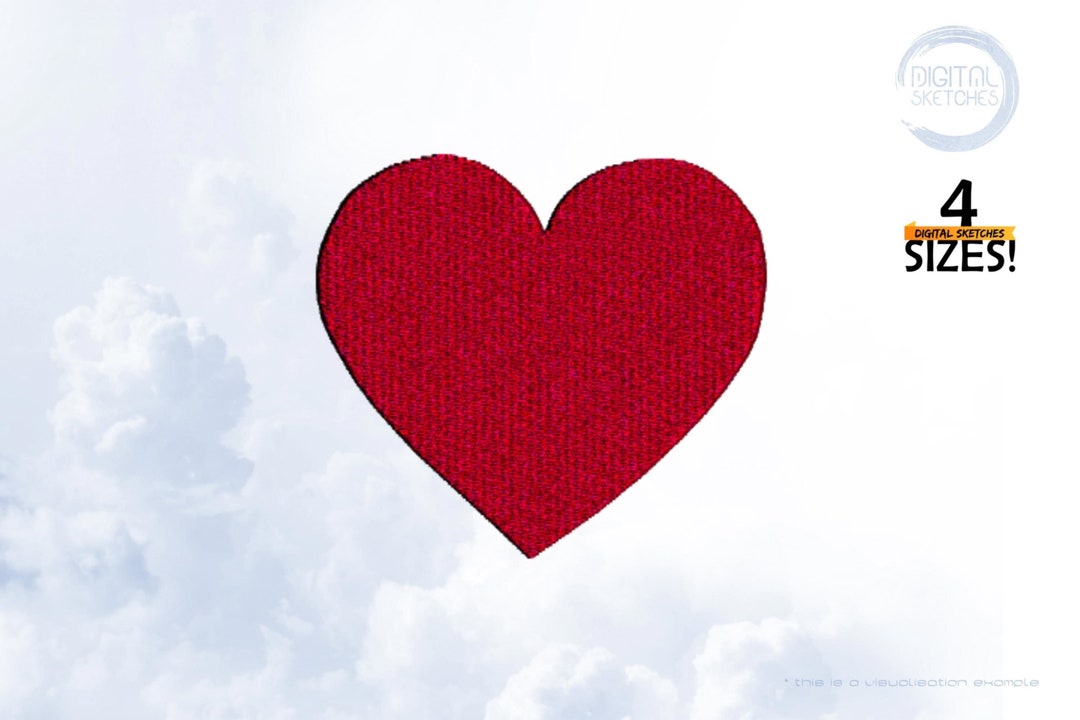 Heart Embroidery Design, Love Embroidery, Heart Embroidery Art, Heart ...