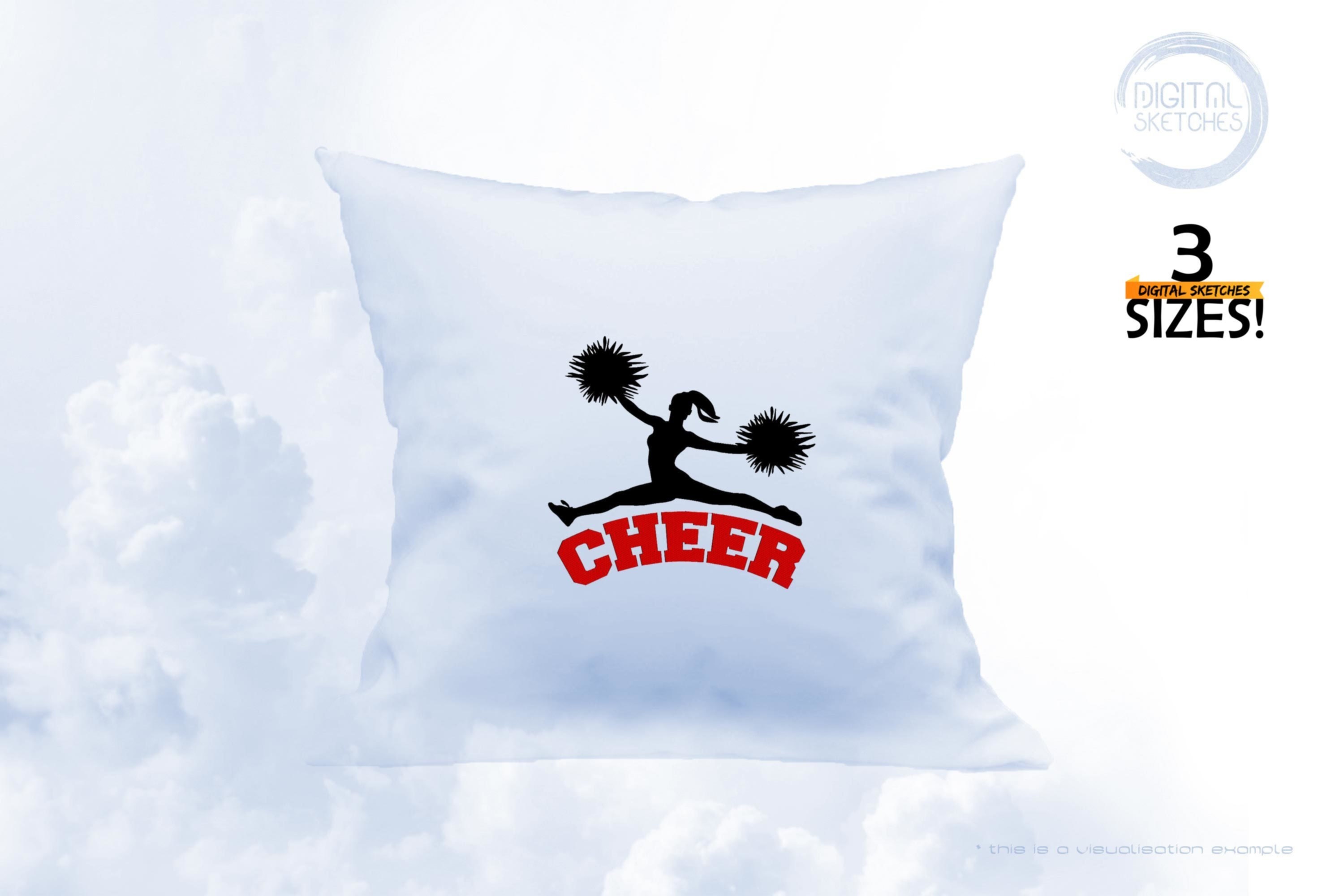 Cheer Embroidery Design Cheerleader Embroidery Patters - Etsy