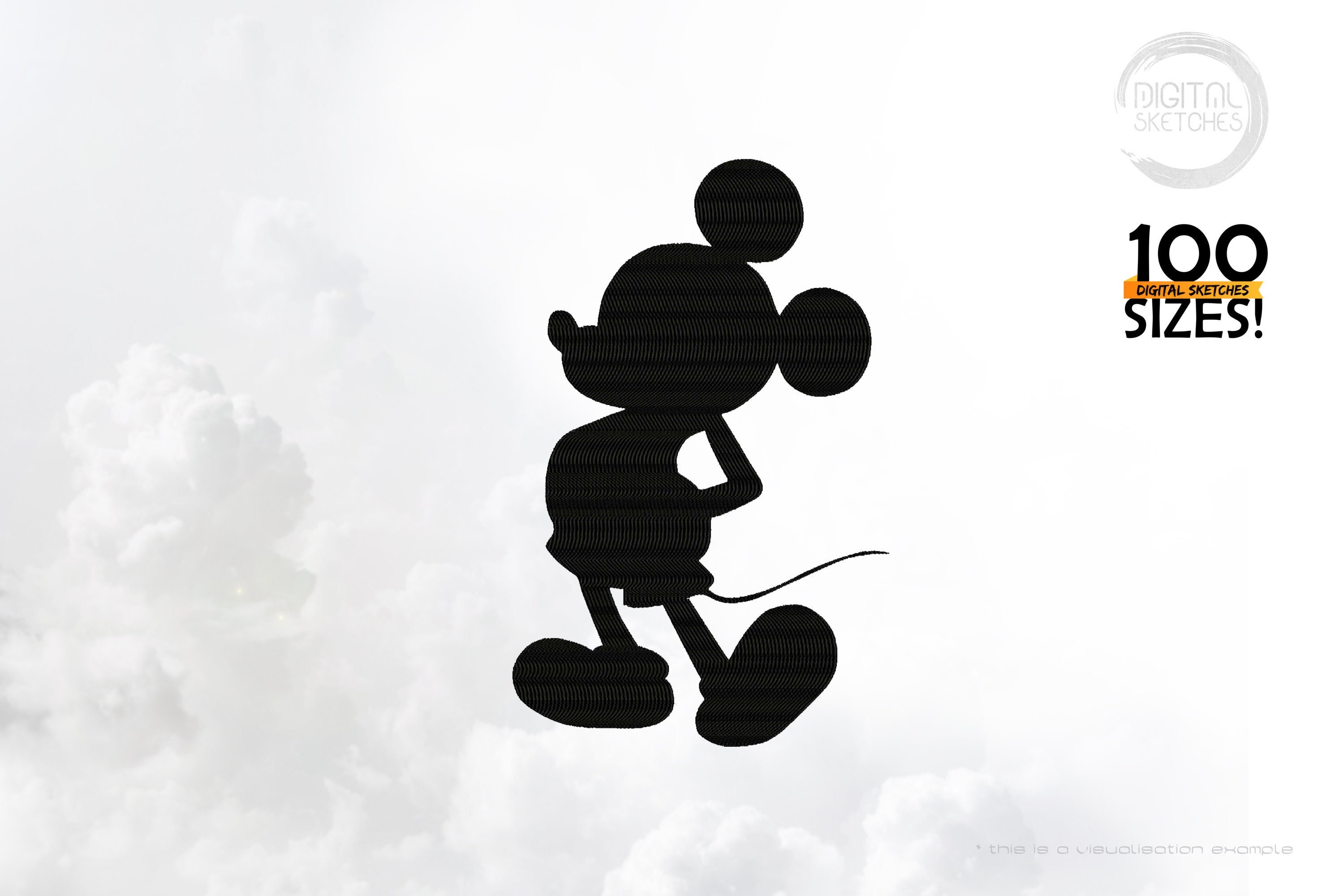 Mickey Mouse Silhouette Wallpaper