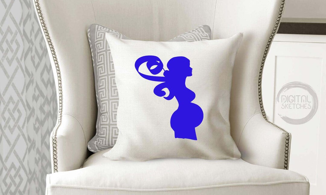 Pregnant Woman SVG, Woman Cut File, Pregnant Female, SVG Files for ...