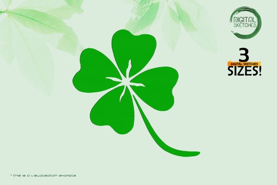 Clover Embroidery Design Beautiful Nature Designs for - Etsy