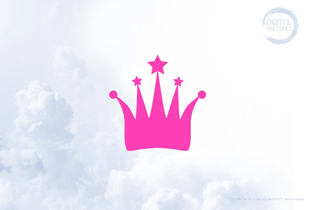 Princess Crown SVG, Princess Clipart, Birthday Princess SVG, Crown Svg ...