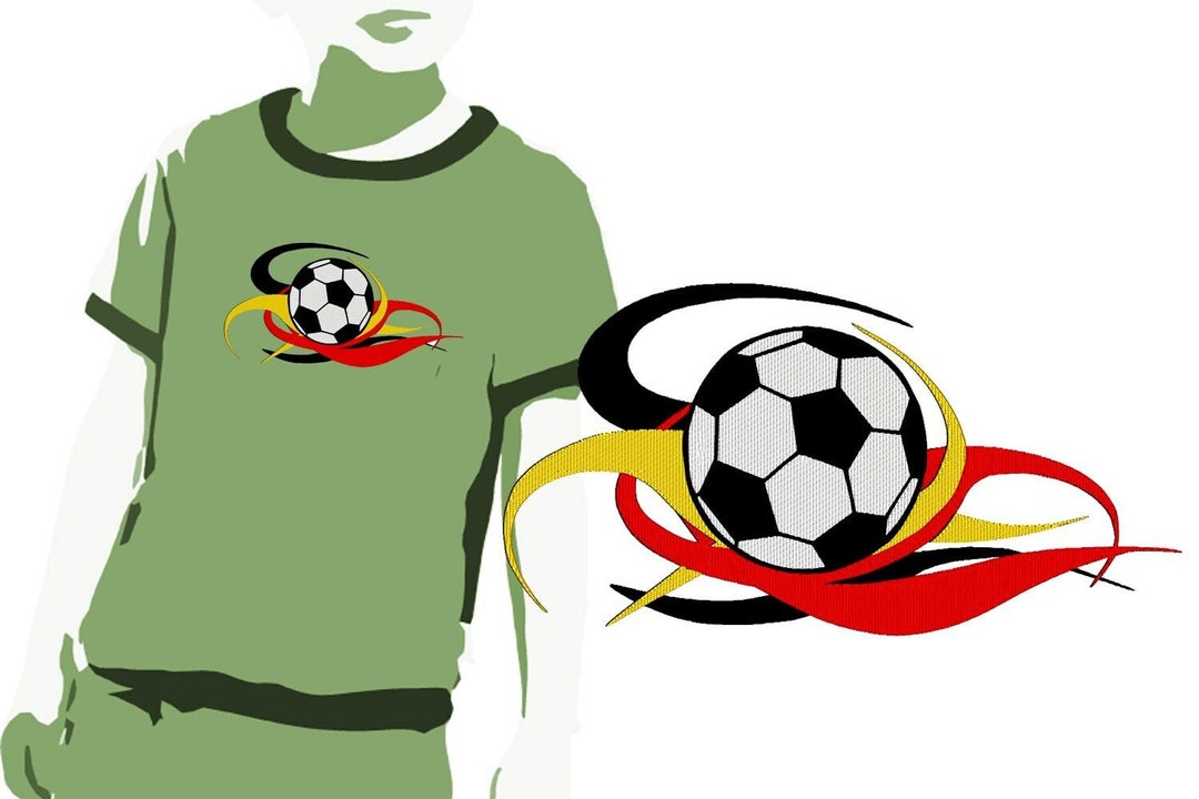 Soccer Embroidery Design, Soccer Ball Embroidery, Soccer Player ...