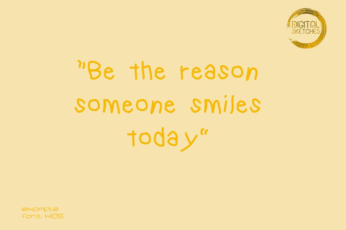 Kids Craft Font Playgroup SVG Font Children Handwritten | Etsy