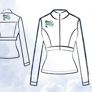 Yoga Embroidery Design, Asana Sketch Embroidery Pattern, Beautiful ...