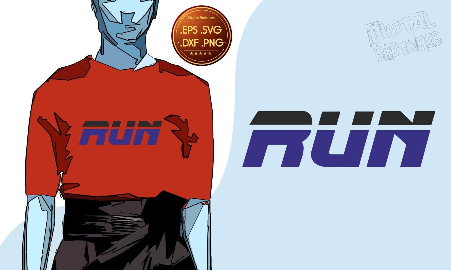 Saying SVG Run SVG Run Clipart Saying Cut File Saying | Etsy