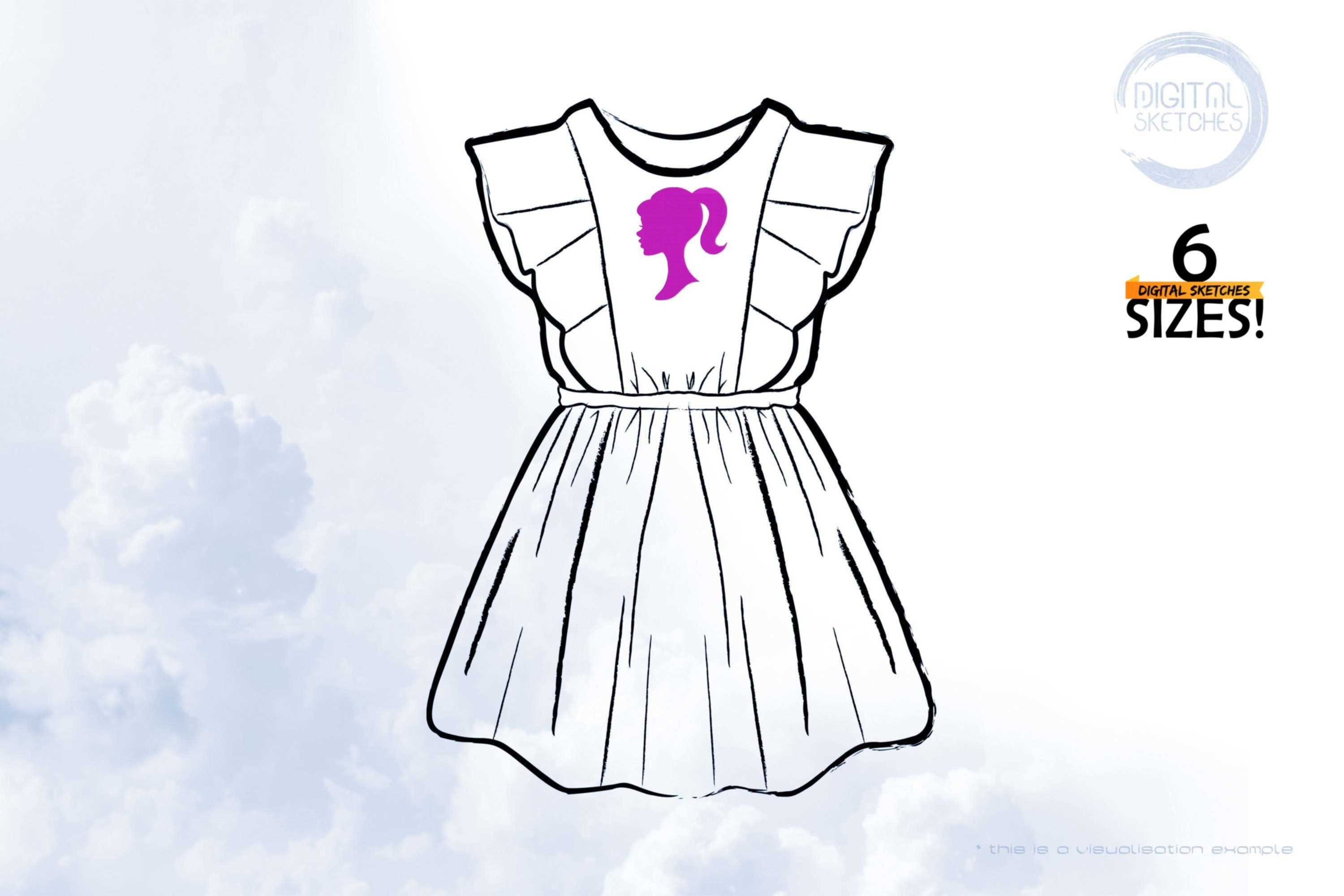 Girl Embroidery Design Beautiful Children Digital Designs for - Etsy