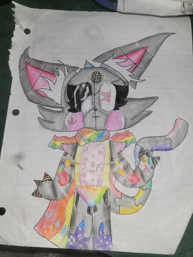 Rainbow Protogen Fan Art - Etsy