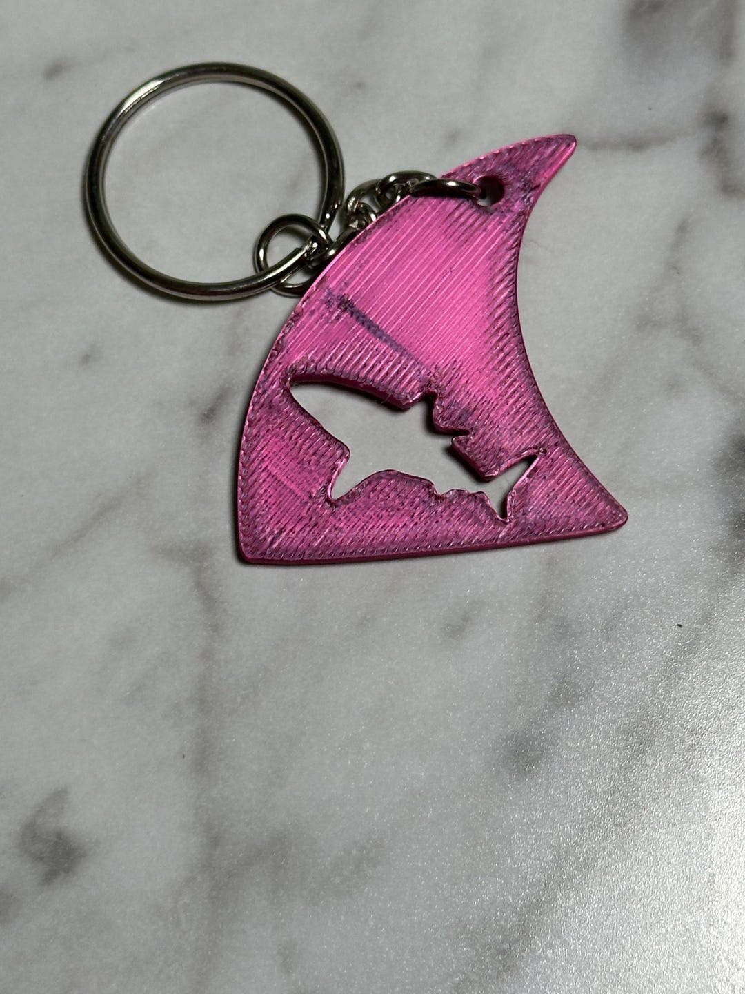 Shark Fin Key Chain - Etsy