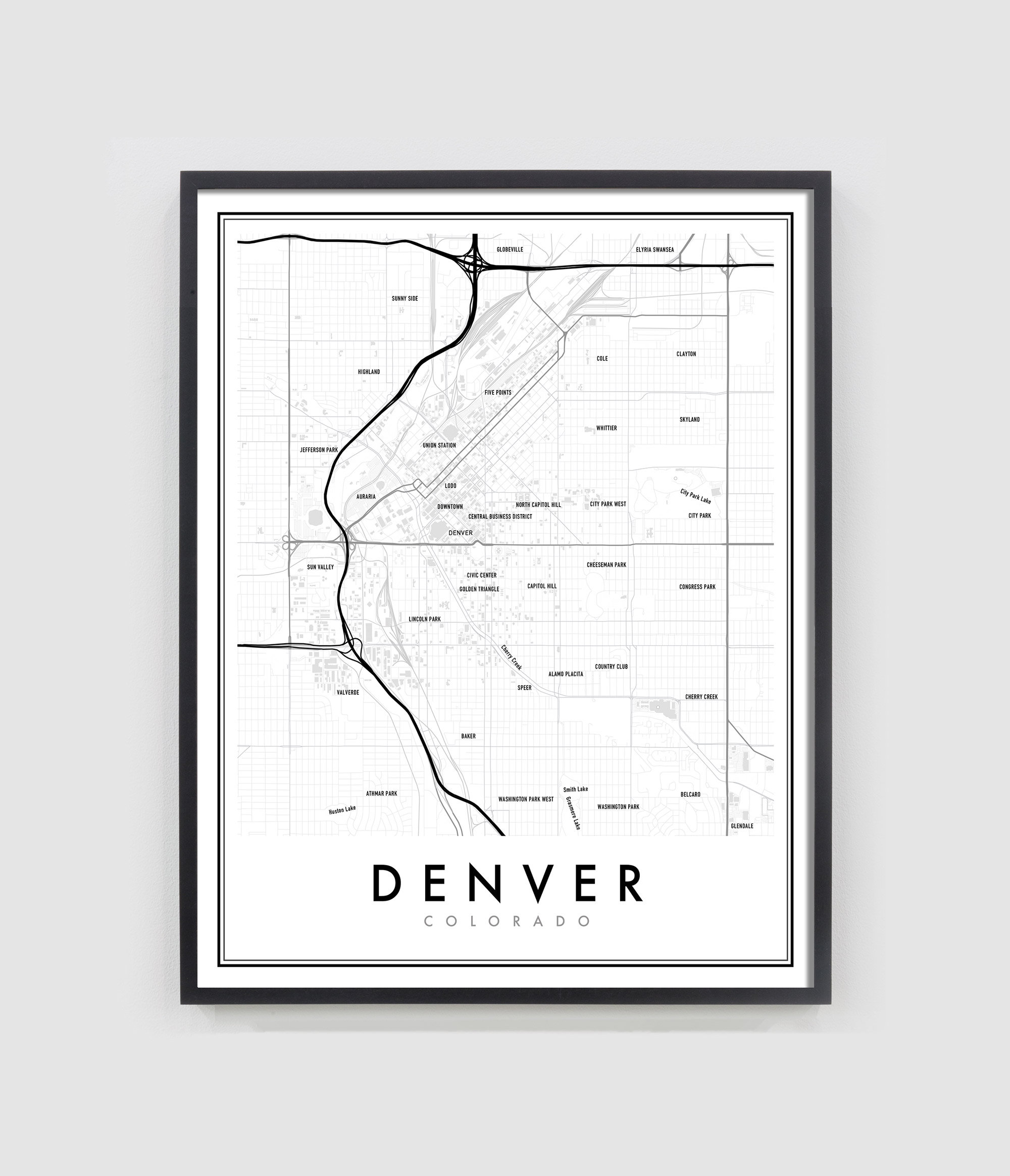 City Park Denver Map