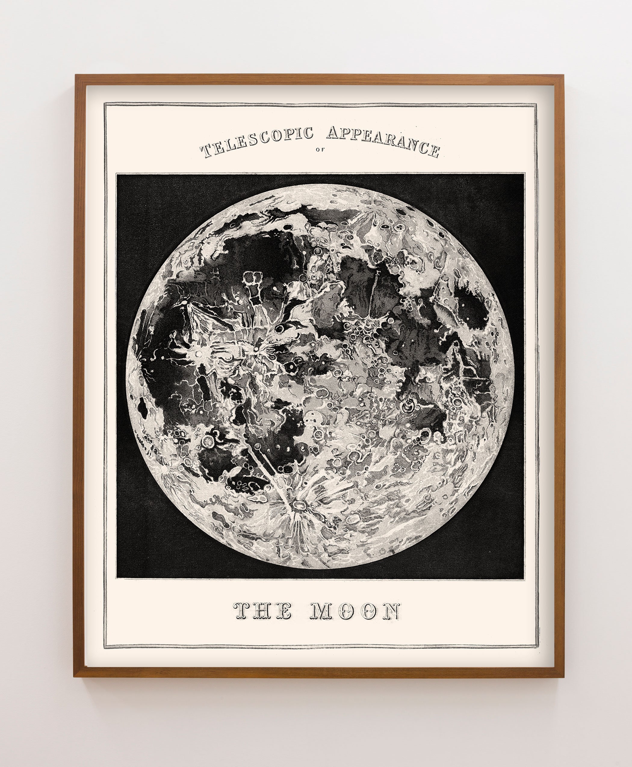 Vintage Moon Print Decor, Moon Phases Print Astronomy Poster, Moon Art ...