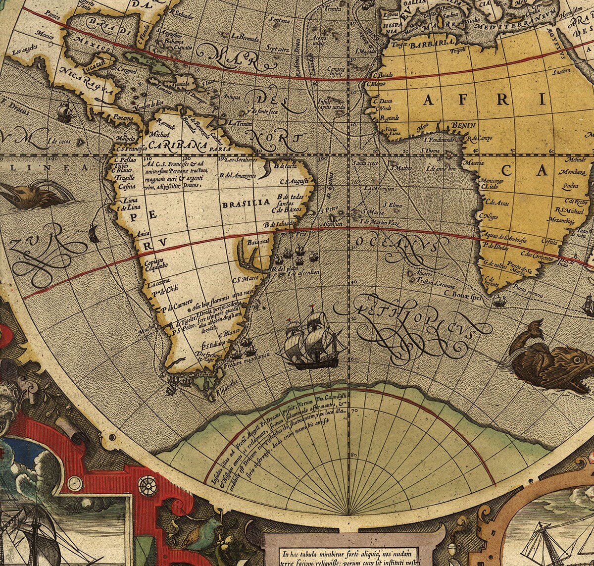 Vintage World Map Vintage Expedition Map Colorful Vintage | Etsy