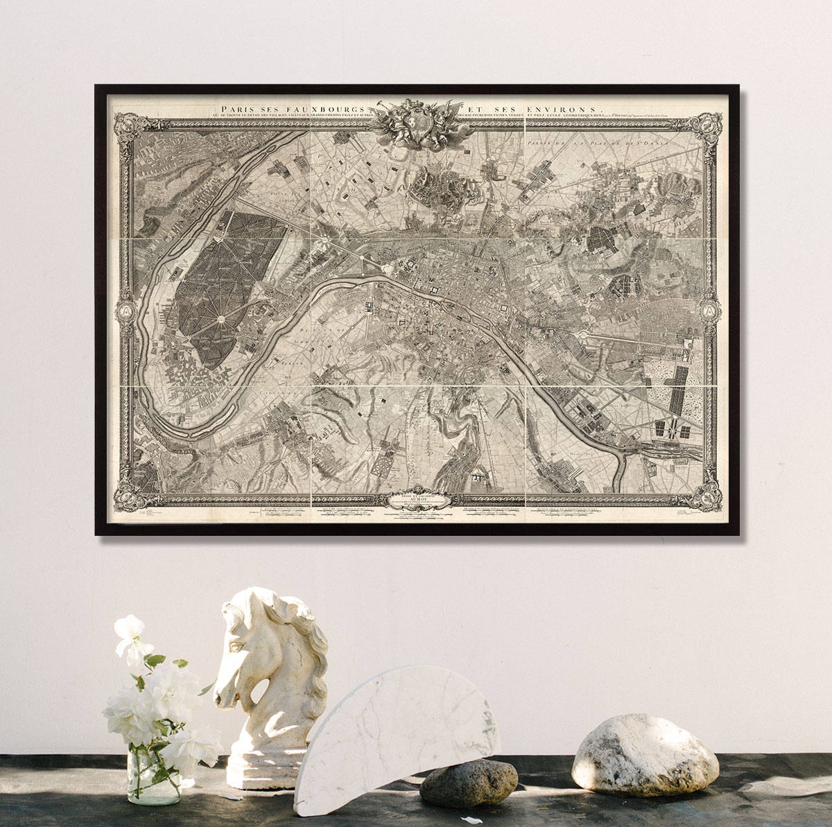 Paris Map, vintage map paris, Old Map of Paris, Vintage Map of Paris ...