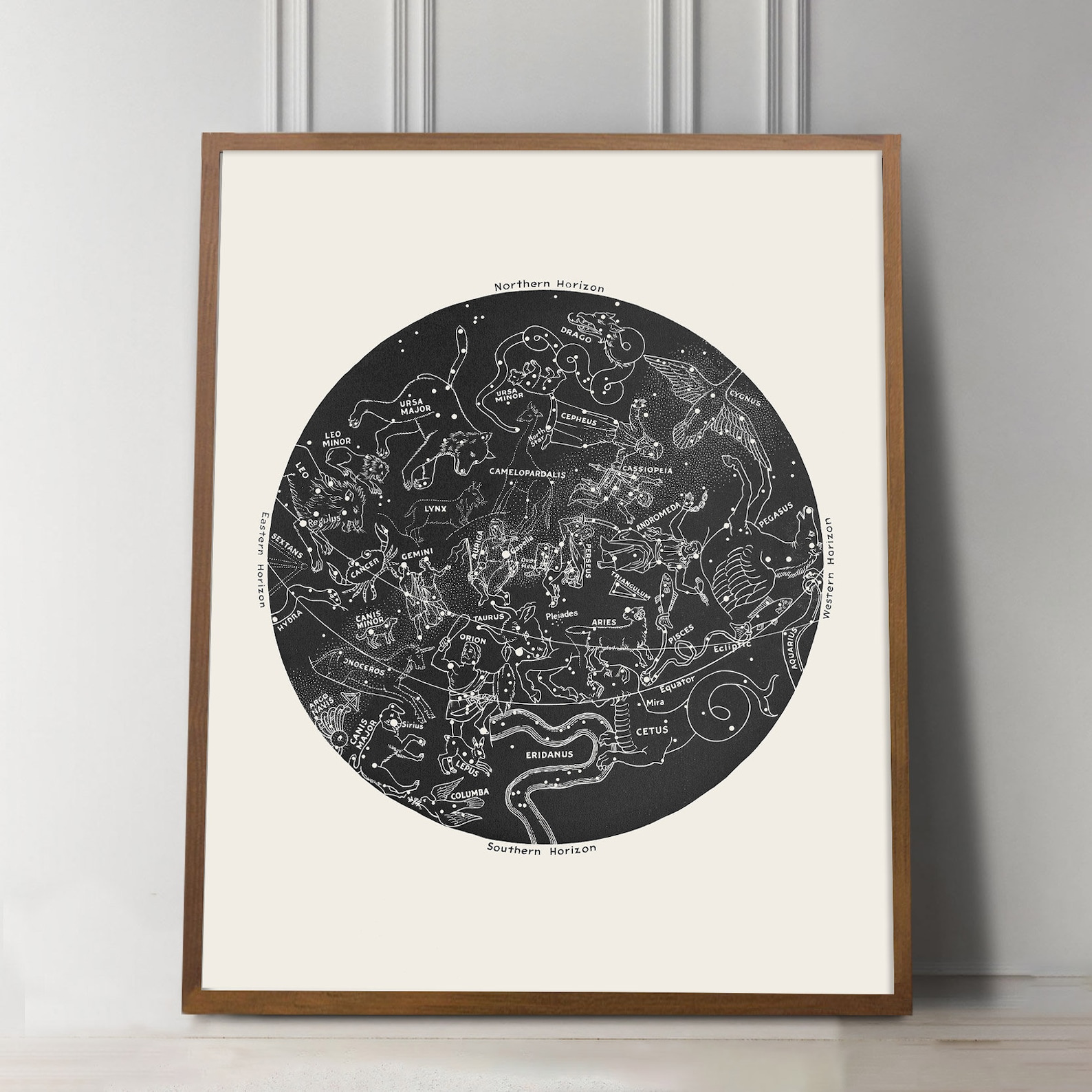 Celestial Art Constellation Print Large Constellation Map - Etsy