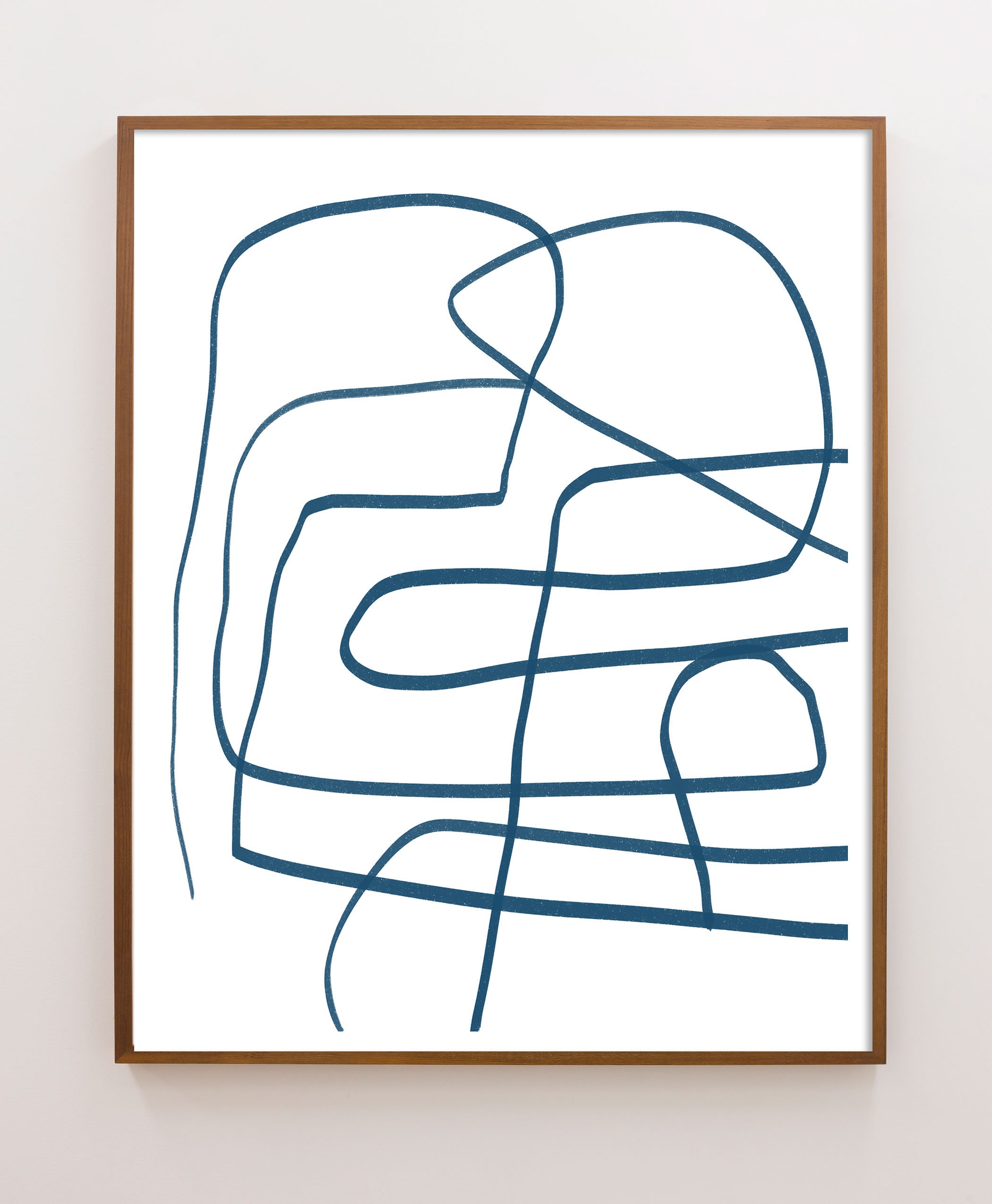 Large Abstract Line Art Print Mid-Century Modern Abstract | Etsy