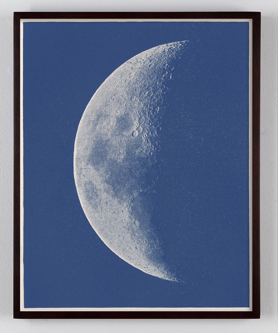 Moon Poster Moon Print Moon Art Moon Wall Decor Vintage | Etsy