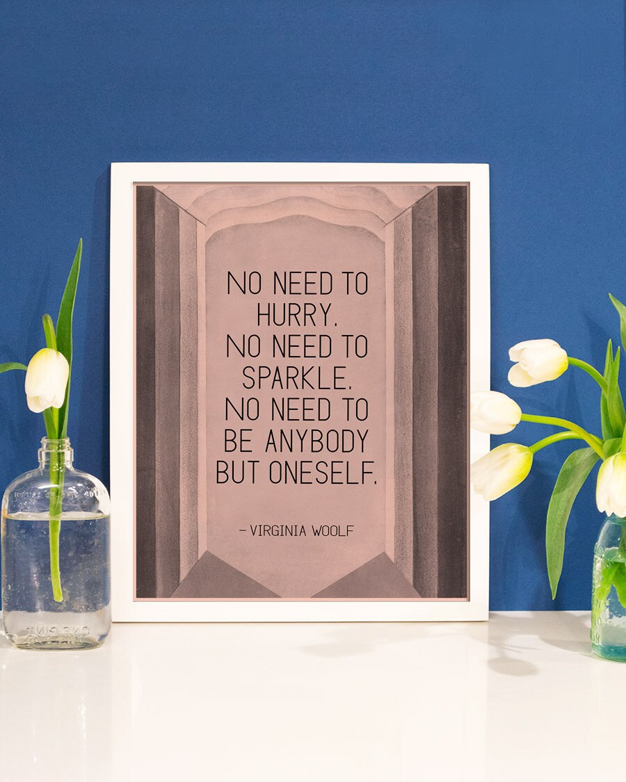 Inspirational Quote Print Literary Quote Feminist | Etsy