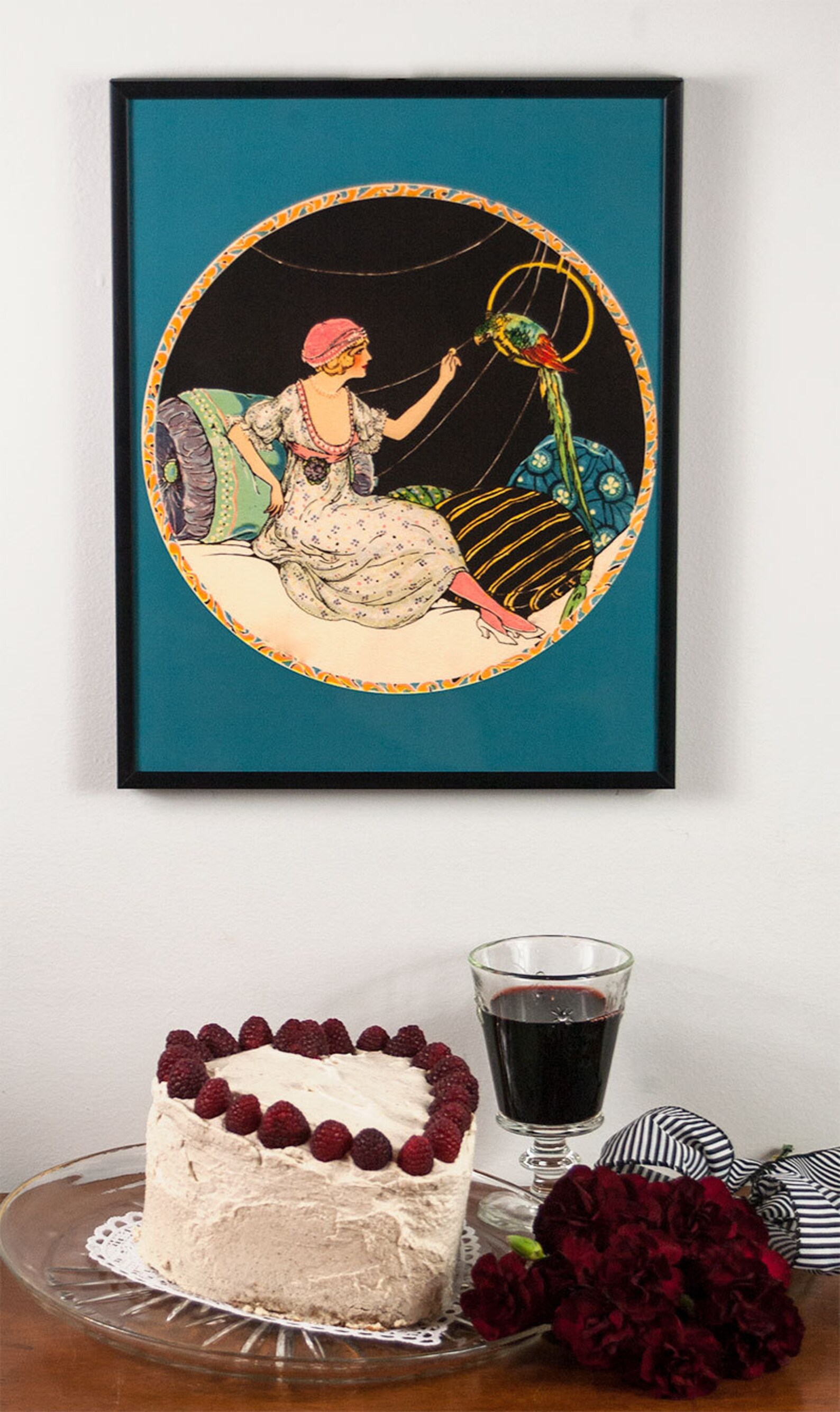 Gypsy Print Fashion Wall Art Art Deco Art Powder Box Deco - Etsy