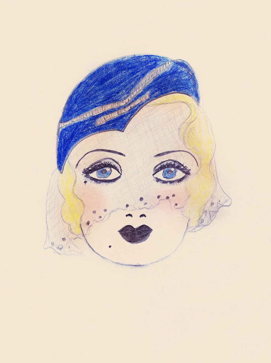 Coquette Aesthetic Room Decor, Fashion Wall Art, Art Deco Starlet ...