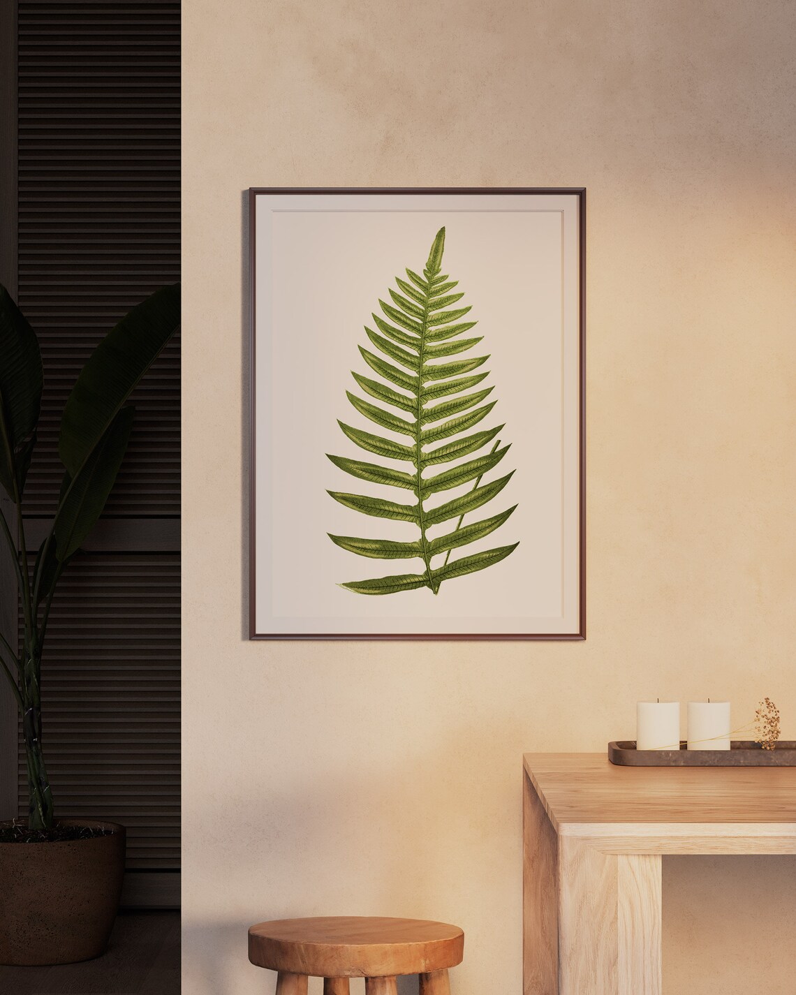 Fern Leaf Botanical Art Leaf Print Fern Wall Art Fern - Etsy