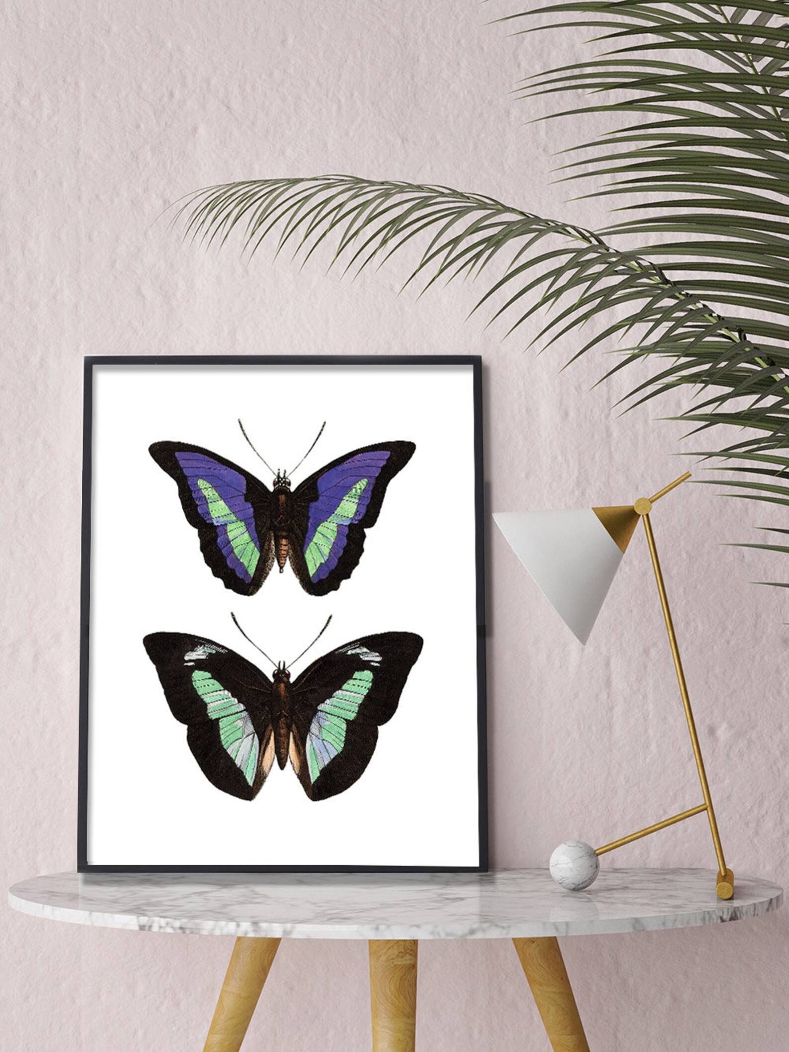 Art Deco Butterfly Print Butterfly Art Butterfly Painting - Etsy