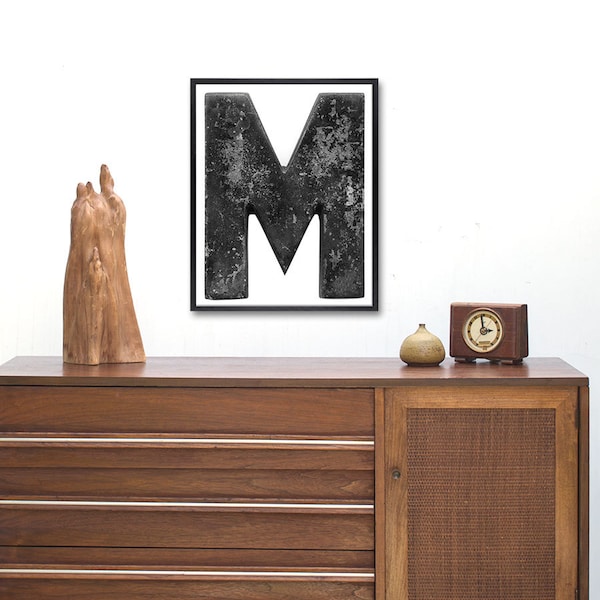 Letter M Print - Etsy