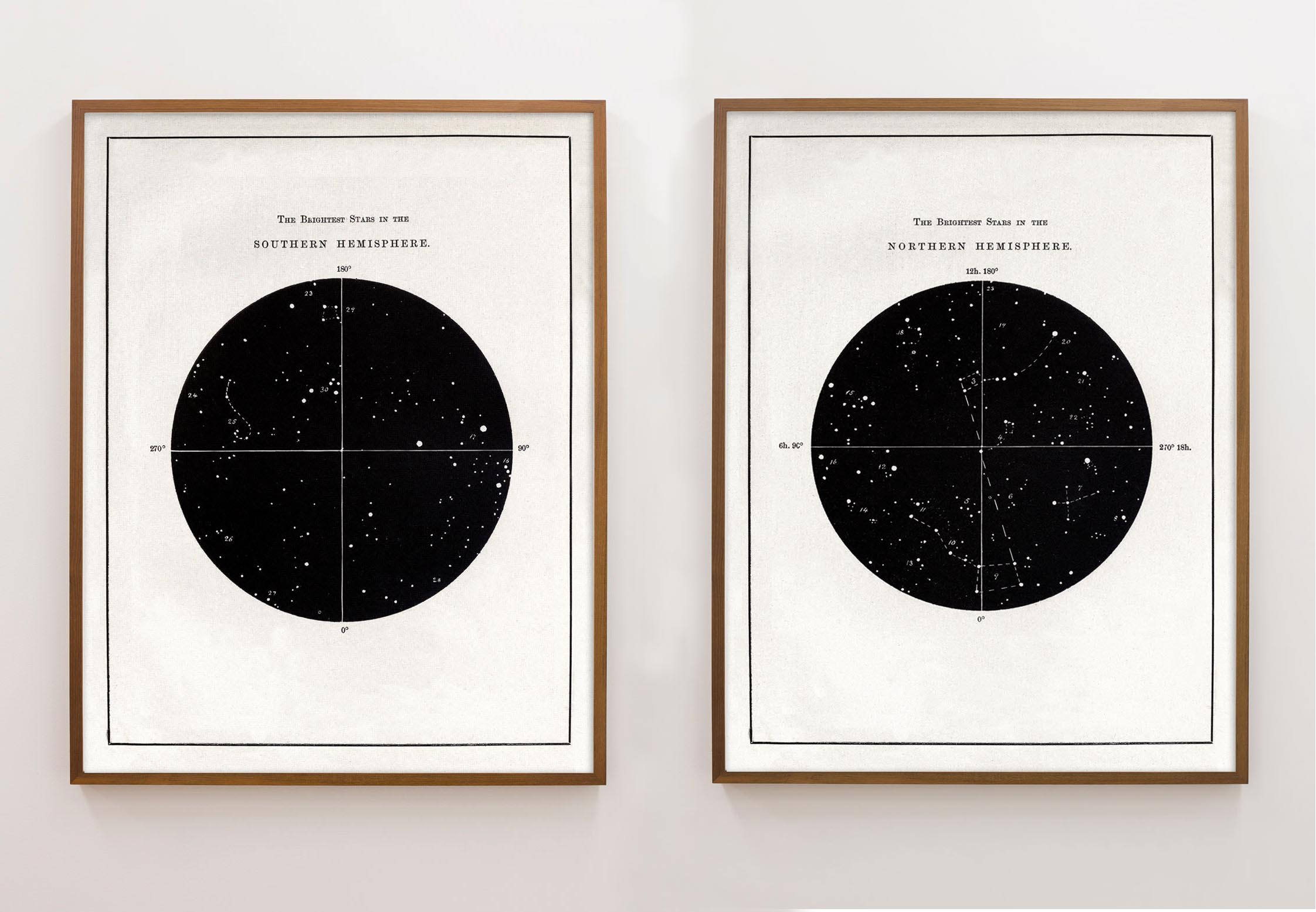 Constellation Print Set Constellation Map Set Star Map Set | Etsy