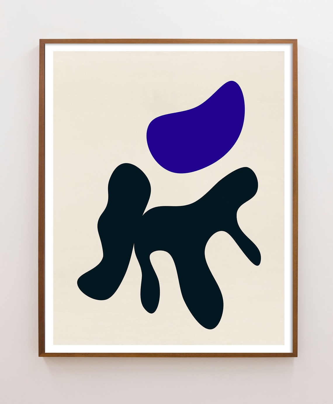 Mid Century Modern Abstract Wall Art, Modern Abstract Print With ...