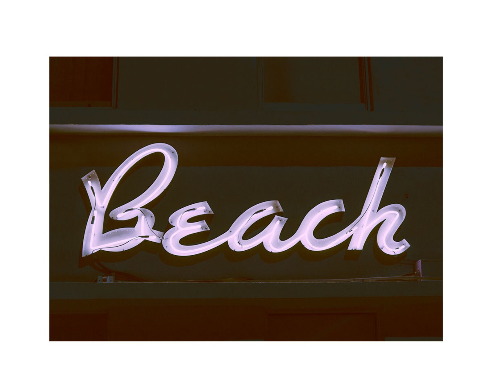 Neon Sign Art Decor Beach House Decor Vintage Motel Sign - Etsy